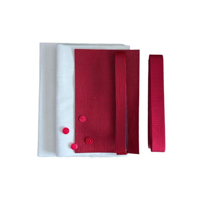 Bunga Raya Applique Tote Bag Material Pack