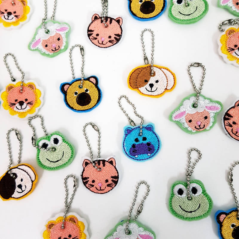 Cute Key Caps/ Key Chains (set of 4)