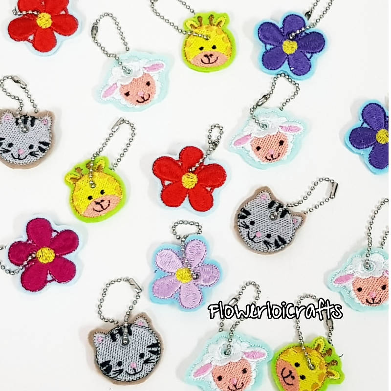 Cute Key Caps/ Key Chains (set of 4)