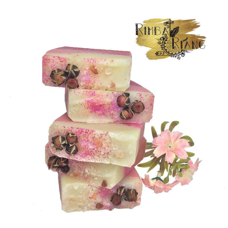 Handmade soap - rose soap, contains rosewater