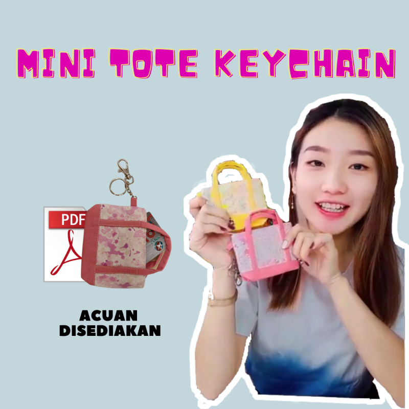 Mini Tote Keychain Online Workshop