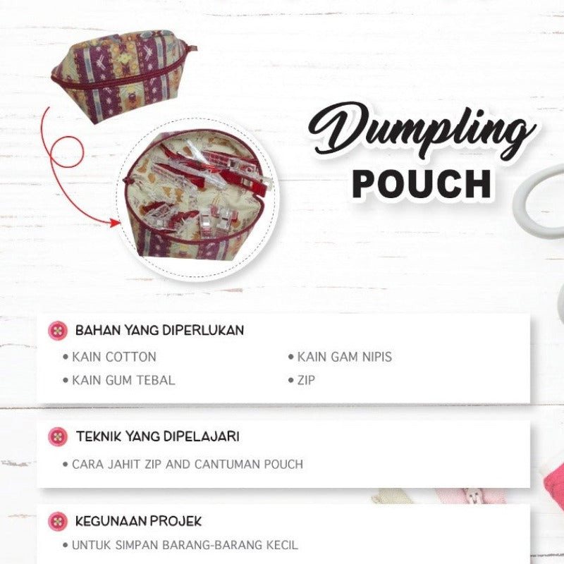 Dumpling Pouch Online Workshop