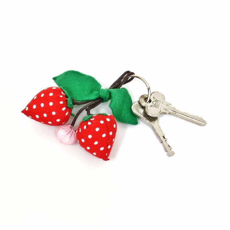 Strawberry keychain
