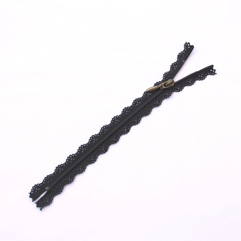 Lace Edge Zipper Size : 20cm