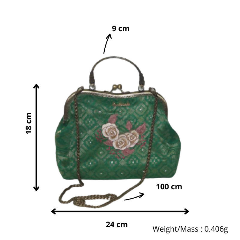 Handmade Kiss Lock Frame Bag